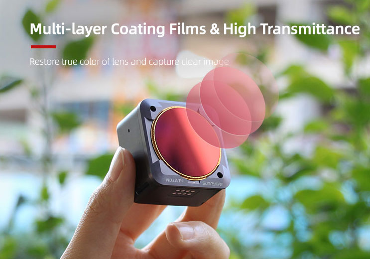 Buy 50CAL DJI Action 2 duik filter - Rood? Order before 22.00, shipped ...